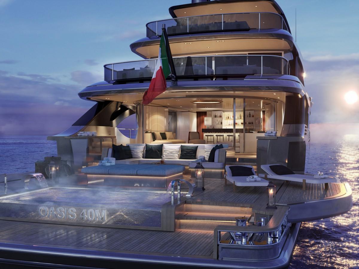 Benetti Oasis 40 metri | yacht innovativo | loft sull’acqua | foto