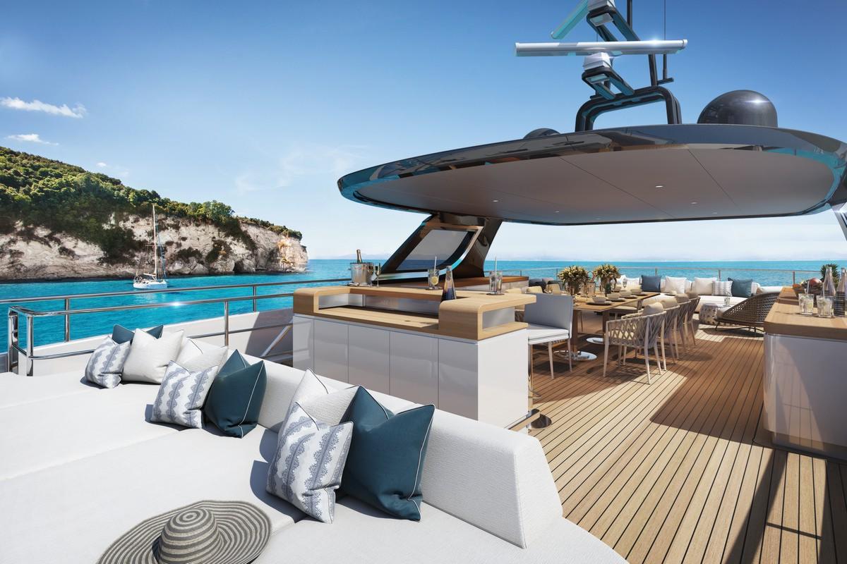 Benetti Oasis 40 metri | yacht innovativo | loft sull’acqua | foto