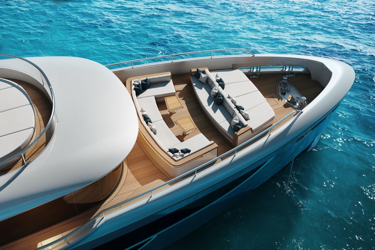 Benetti Oasis 40 metri | yacht innovativo | loft sull’acqua | foto