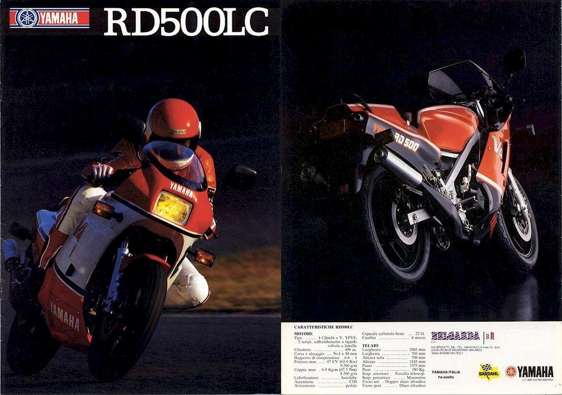 Yamaha RD 500 LC: prezzi e quotazioni, le caratteristiche tecniche.