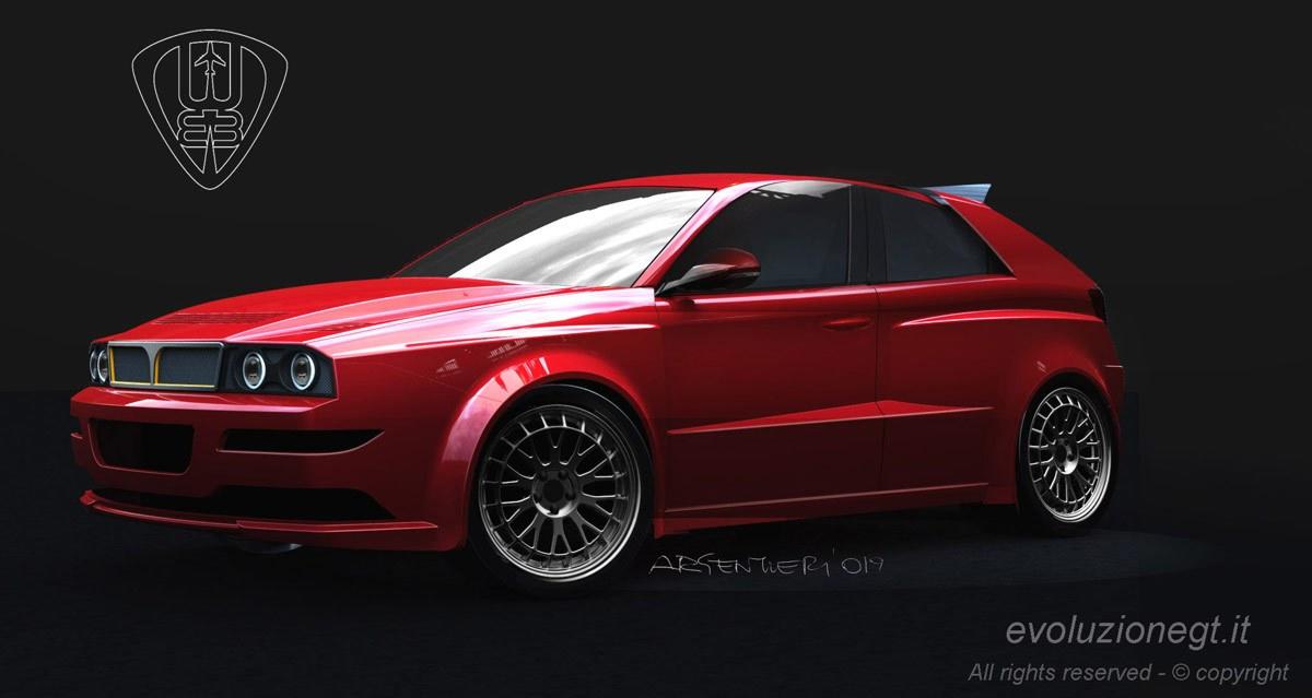 Lancia Delta Rendering: ritorno di fiamma