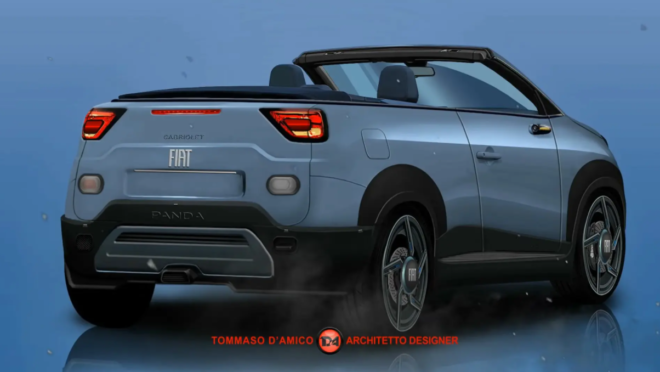 Fiat Panda Cabrio: un rendering per la Panda del futuro