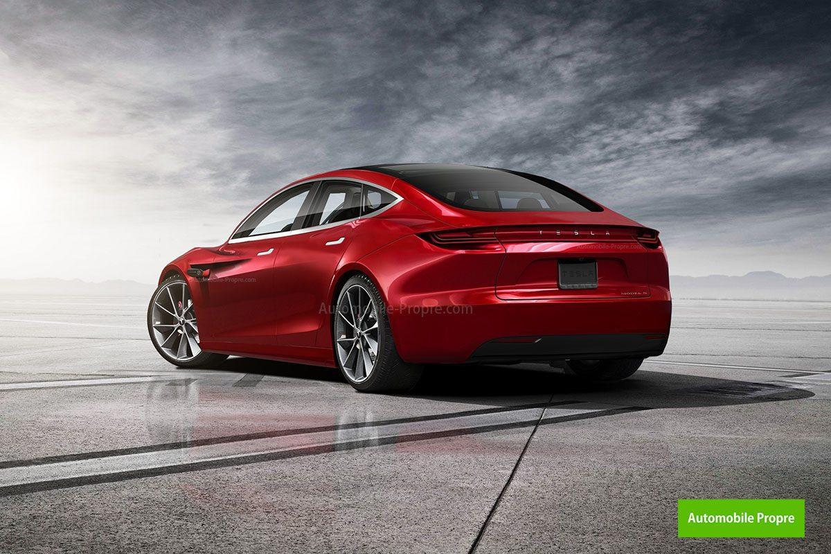 Tesla Model S Rendering: il restyling avrà elementi della nuova Roadster?