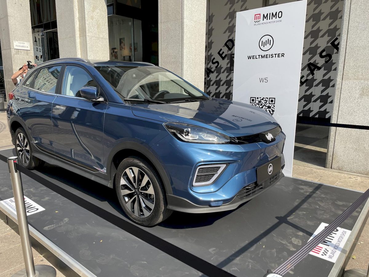 Weltmeister W5 al Milano Monza Motor Show 2021
