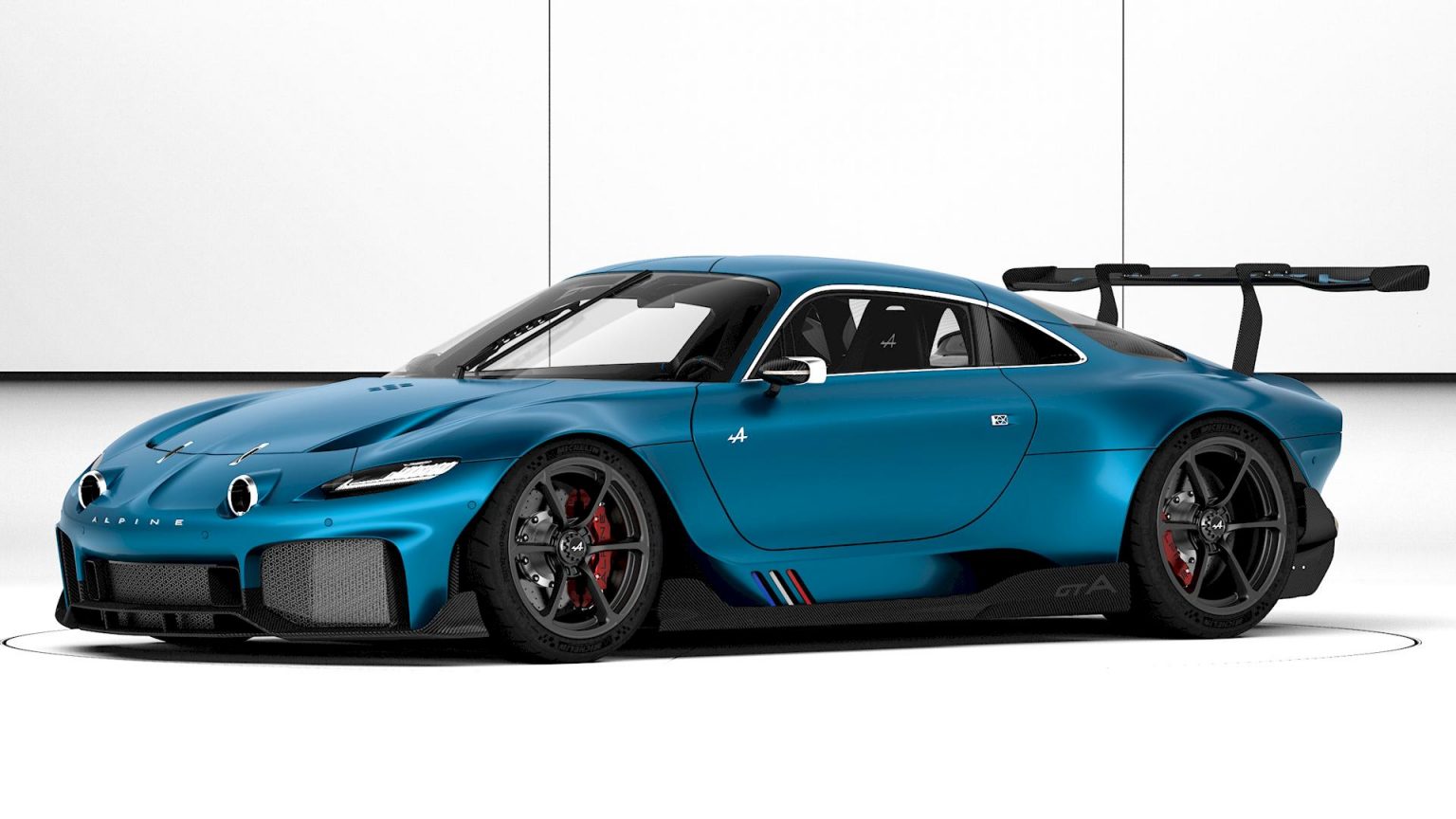 Alpine GTA Concept in cinque livree per la "crypto art"