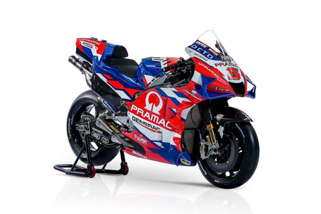 MotoGP, il Team Pramac Racing toglie il velo dalle Ducati Desmosedici ...