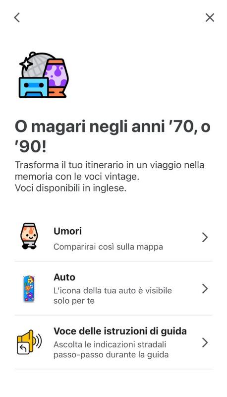 Waze app Retro Mode: per rivivere i magnifici anni '70, '80 e '90 Waze app Retro Mode: per rivivere i magnifici anni '70, '80 e '90