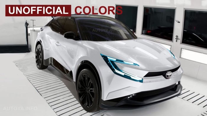 La preview della prossima Toyota C-HR, ancora più futuristica