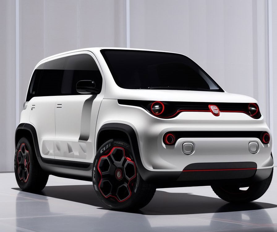 Ecco come ci immaginiamo la Fiat Panda elettrica Ecco come ci immaginiamo la Fiat Panda elettrica