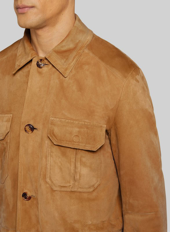 Brett Johnson primavera estate 2024: la Suede Field Jacket