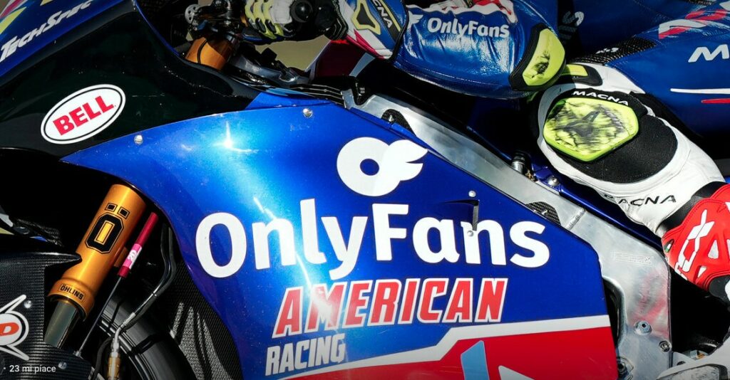 OnlyFans ancora sulle carene del Team American Racing Moto2 OnlyFans ancora sulle carene del Team American Racing Moto2
