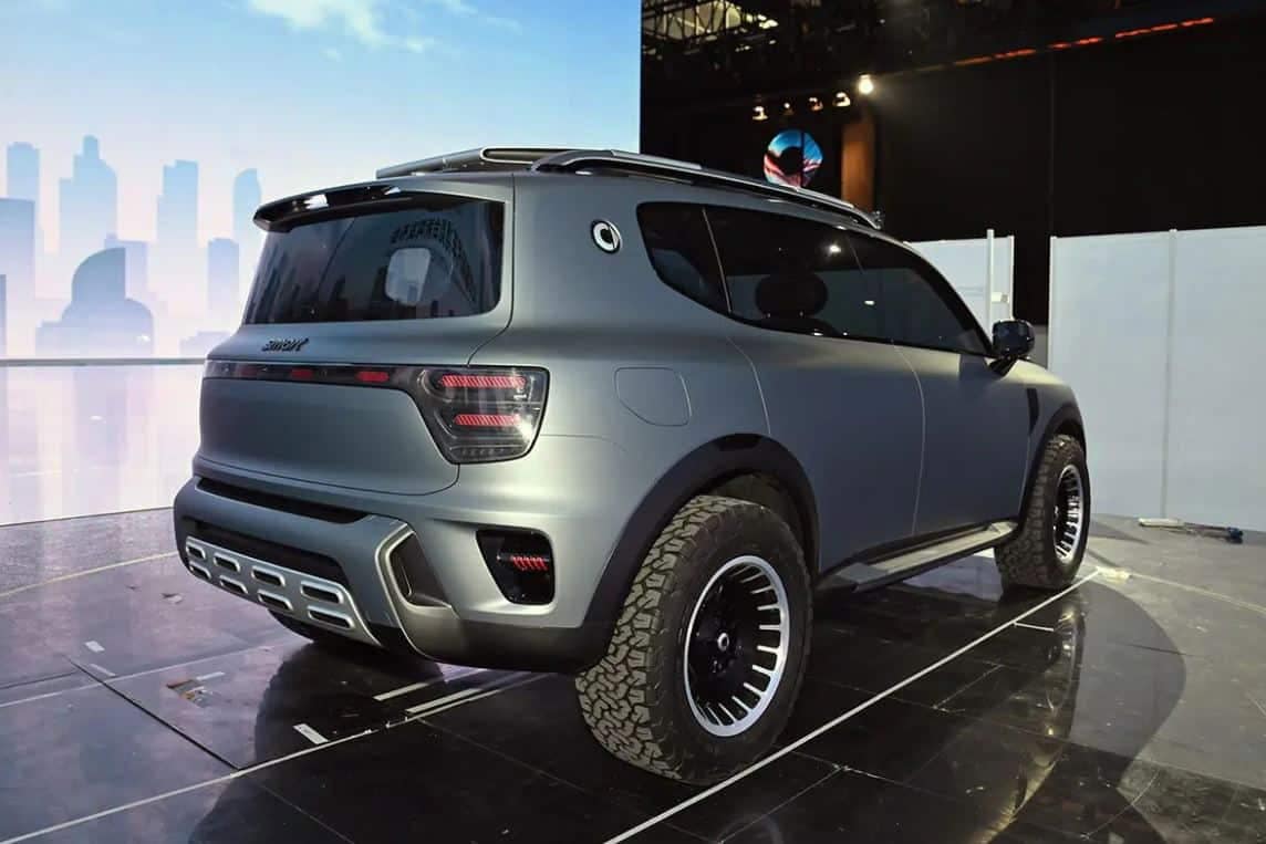 Smart #5 concept SUV, le prime foto dal vivo