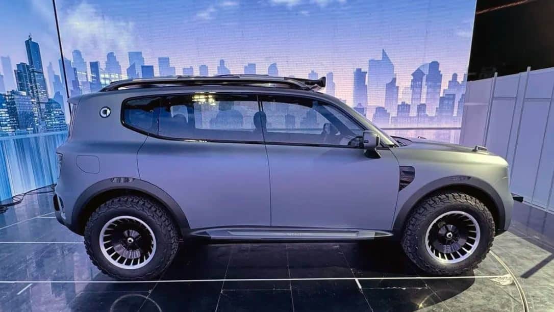 Smart #5 concept SUV, le prime foto dal vivo